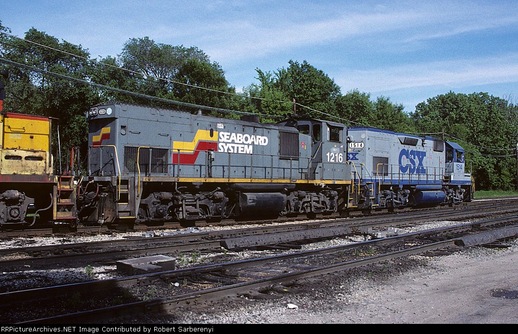 CSXT 1514 1216 & 6087